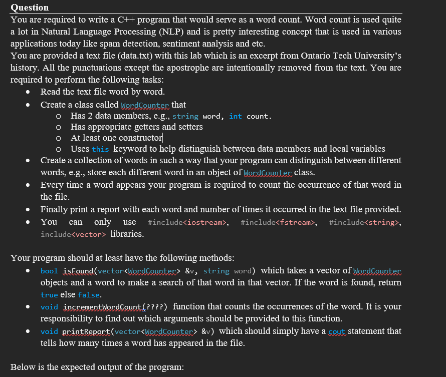 Solved Question You are required to write a CH program that | Chegg.com