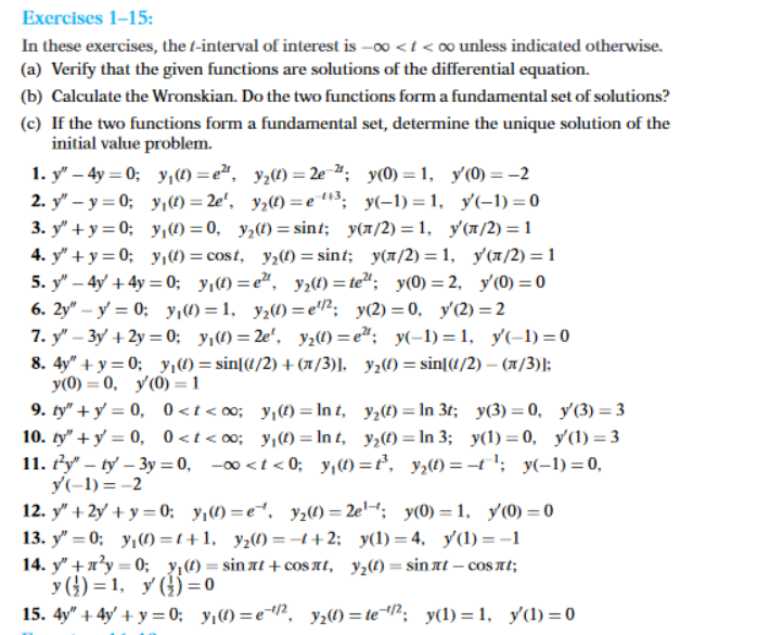 Solved Exercises 1-15: In these exercises, the t-interval of | Chegg.com