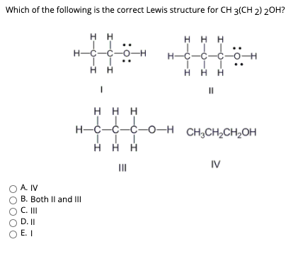 Ch3ch2ch2oh Lewis Structure