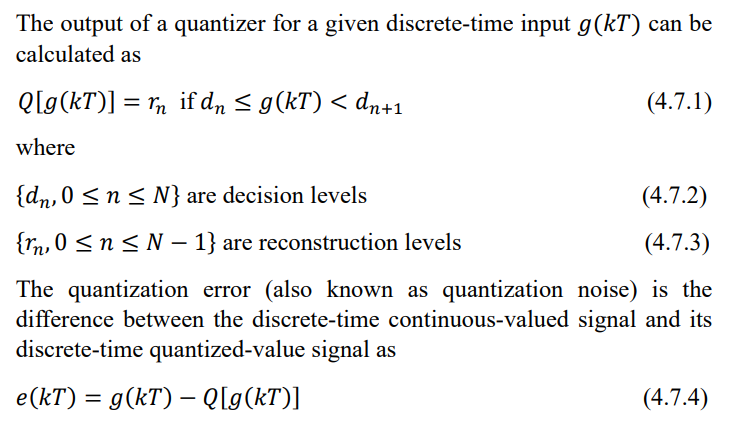 Solved In general, for a N-level mid-riser uniform | Chegg.com