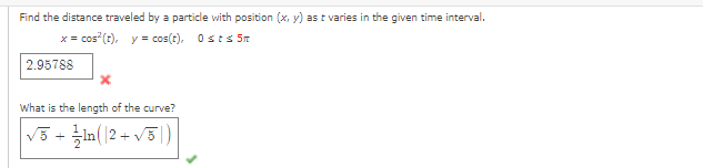 Solved Find the distance traveled by a particle with | Chegg.com