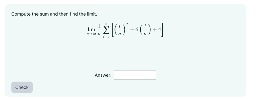 Solved Compute the sum and then find the | Chegg.com
