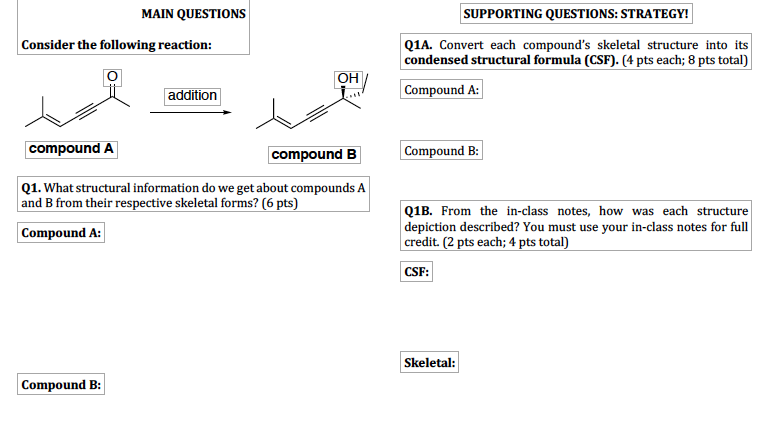 Solved MAIN QUESTIONS SUPPORTING QUESTIONS: STRATEGY! | Chegg.com