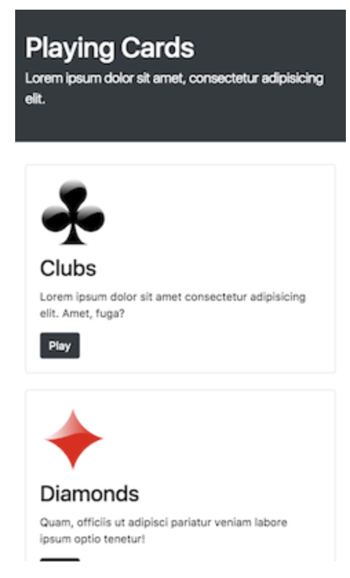 Solved Problem: Bootstrap Cards In this exercise, you'll | Chegg.com