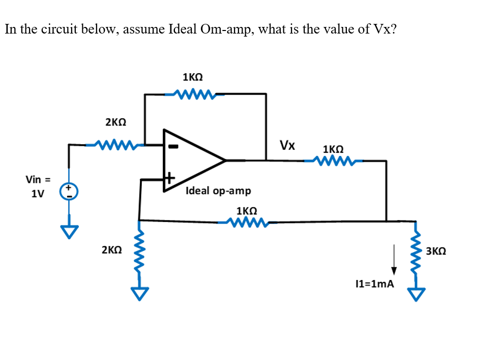 Solved In the circuit below, assume Ideal Om-amp, what is | Chegg.com