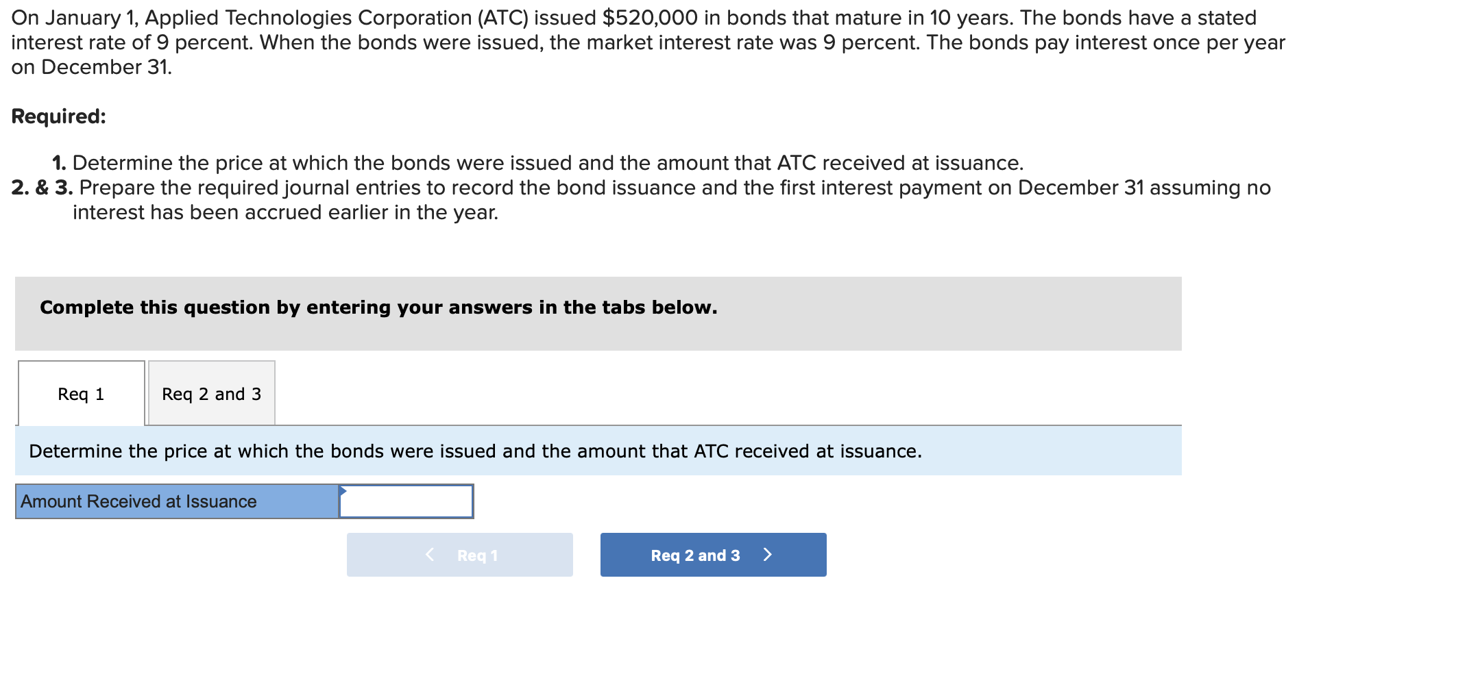 Solved On January 1 , Applied Technologies Corporation (ATC) | Chegg.com