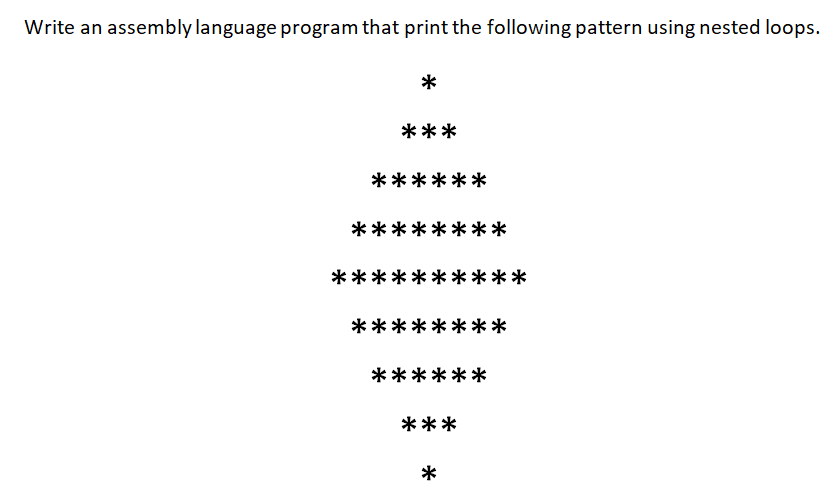 Solved Write An Assembly Language Program That Print The 7180