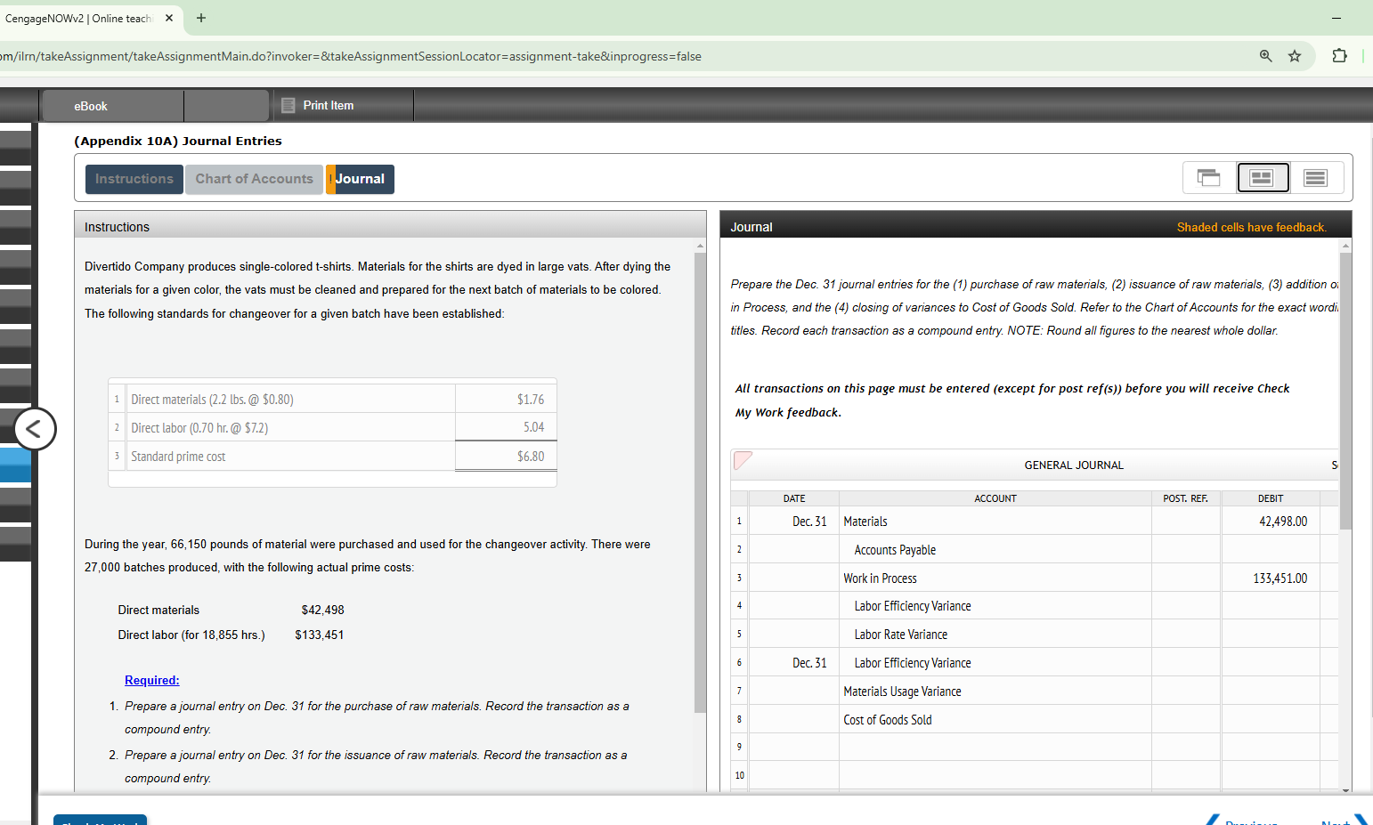 Solved During the year, 66,150 ﻿pounds of material were | Chegg.com