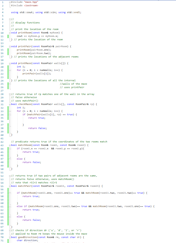 Solved Maze with Structures Introduction Study Floating and | Chegg.com