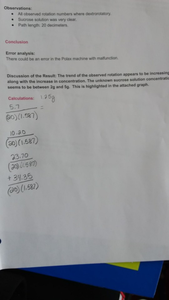 Solved Observations .All observed rotation numbers where | Chegg.com