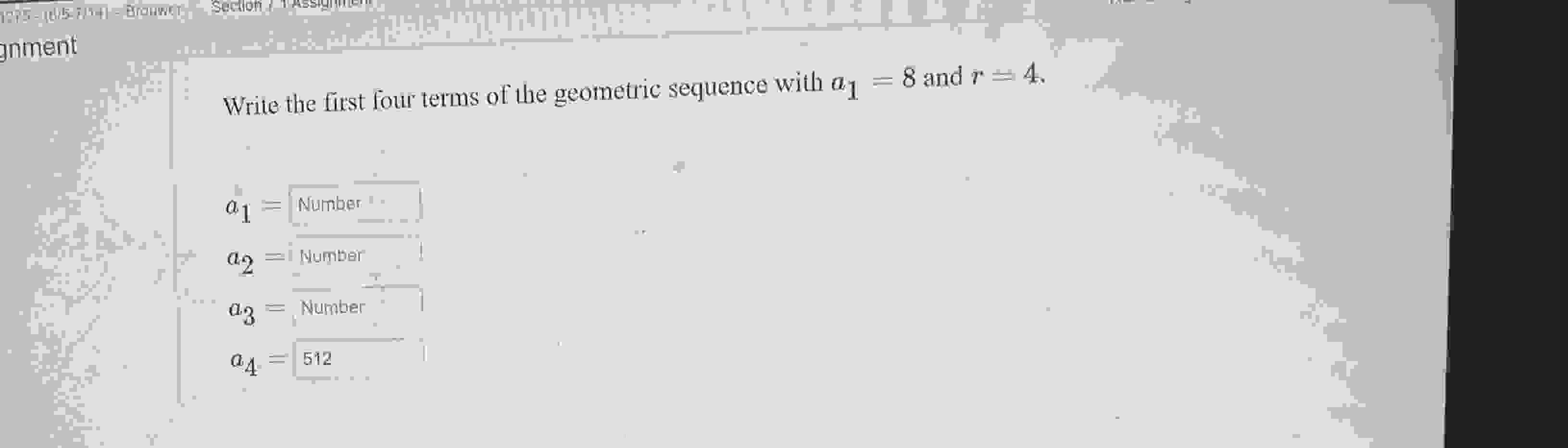 Solved Find the general term of the arithmetic sequence, | Chegg.com