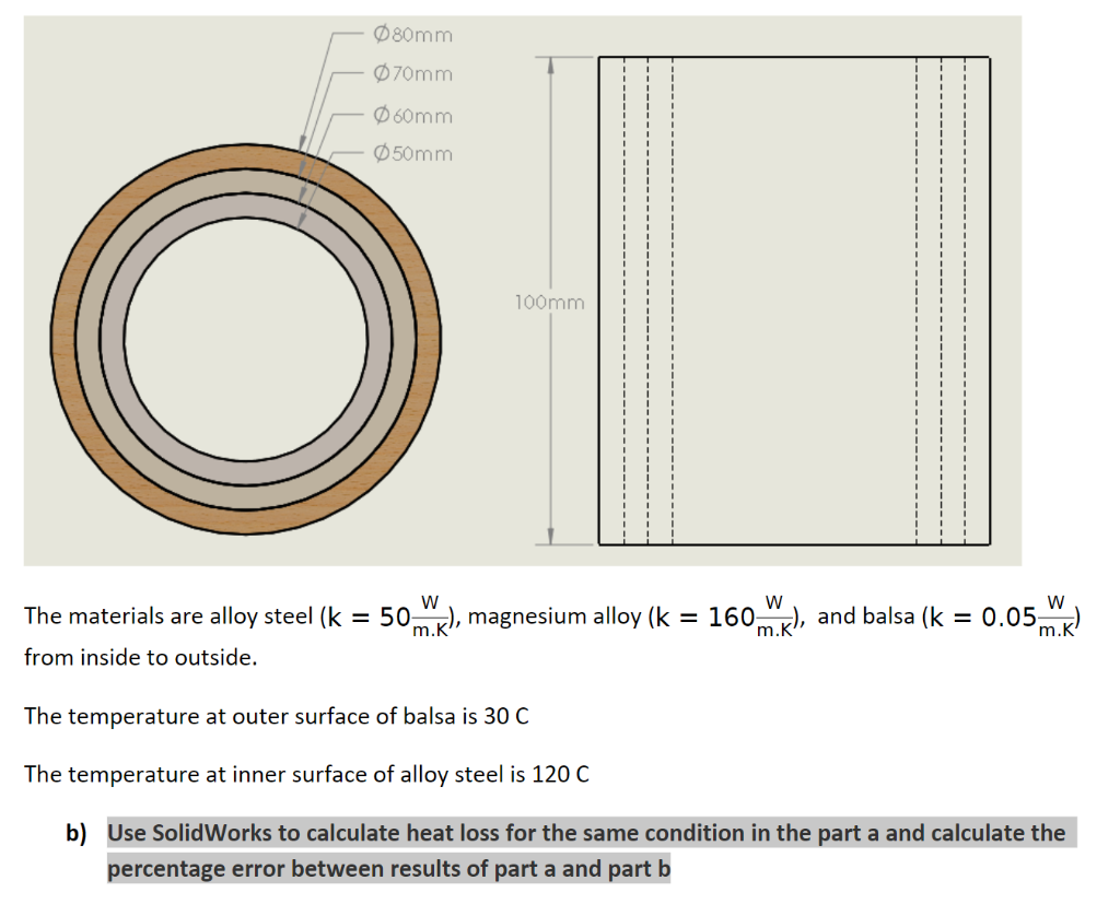 Solved PLease show work in solidworks step by step. I am | Chegg.com