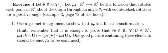 Solved EXAMPLE 3 Let T R2 R2 be the transformation that | Chegg.com