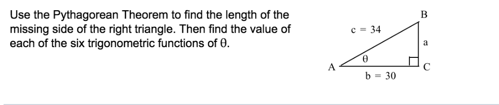 Solved Use the Pythagorean Theorem to find the length of the | Chegg.com