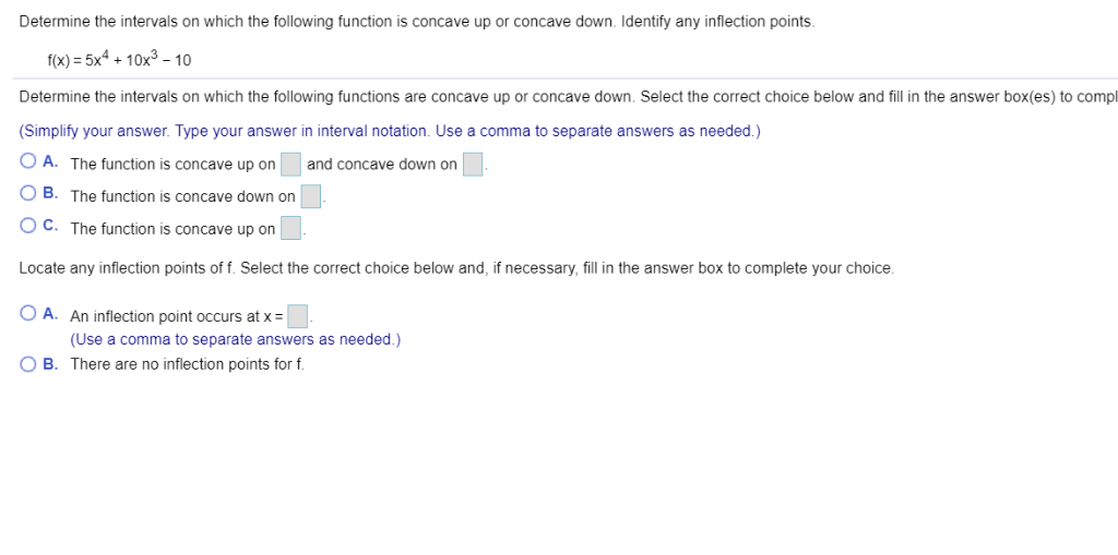 Solved Determine the intervals on which the following | Chegg.com