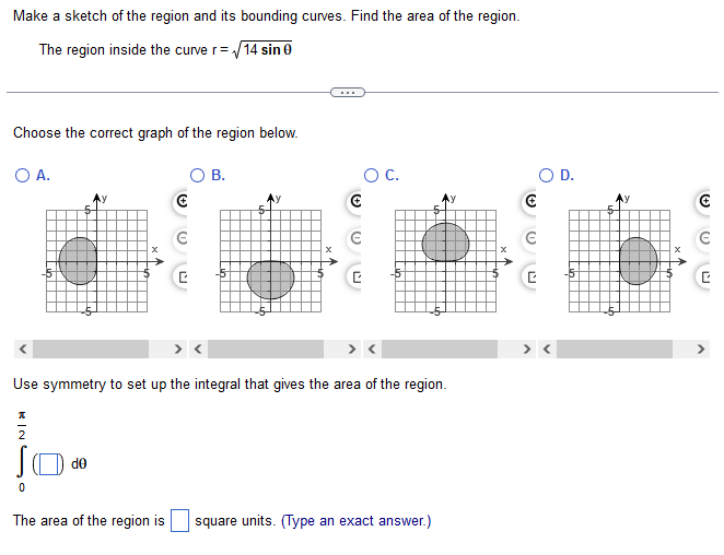 Solved Make a sketch of the region and its bounding curves. | Chegg.com