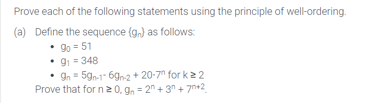 Solved Prove each of the following statements using the | Chegg.com