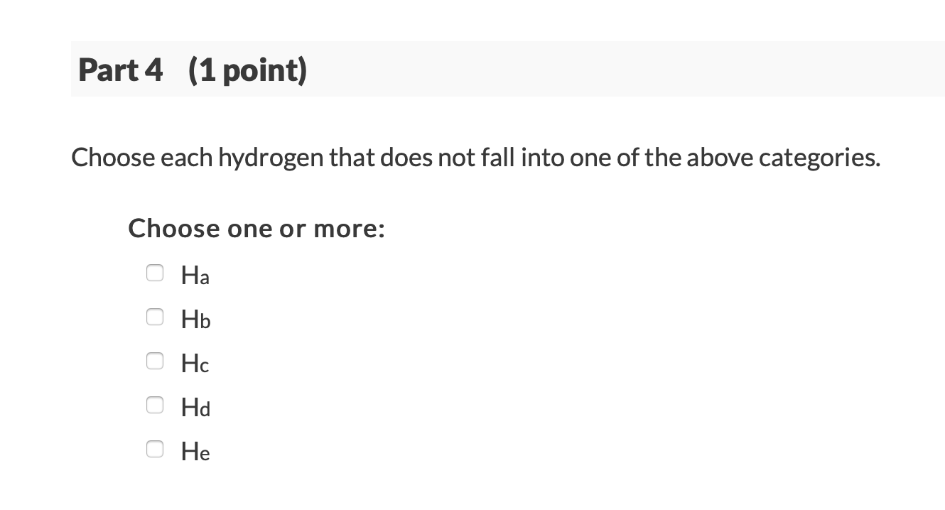 Solved Predict the splitting pattern for the labeled | Chegg.com