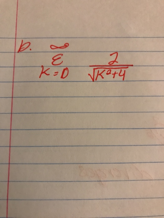 Solved Determine convergence or divergence | Chegg.com Solved Determine convergence or divergence | Chegg.com