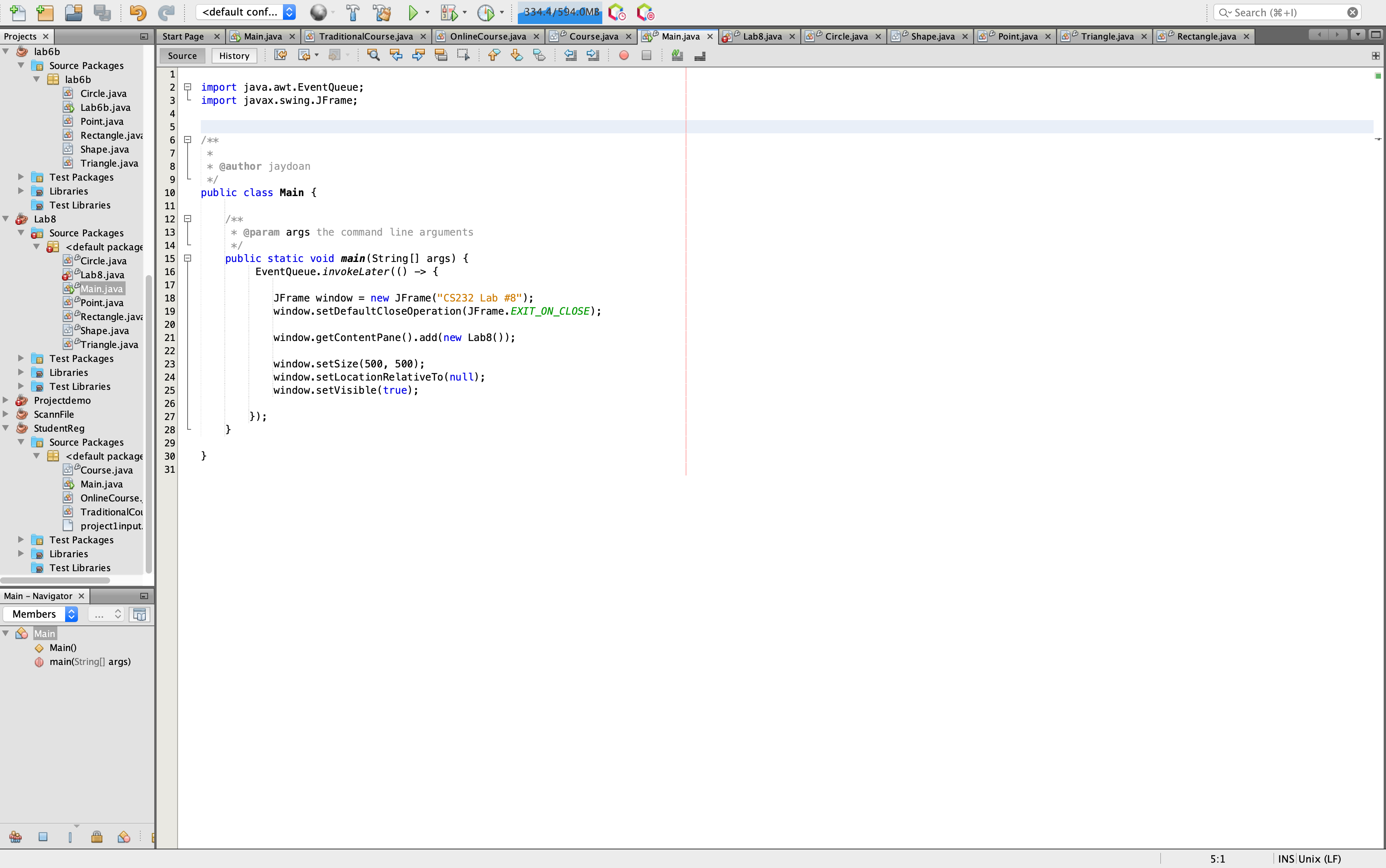 Need Help in Java GUI . This assignment will build | Chegg.com