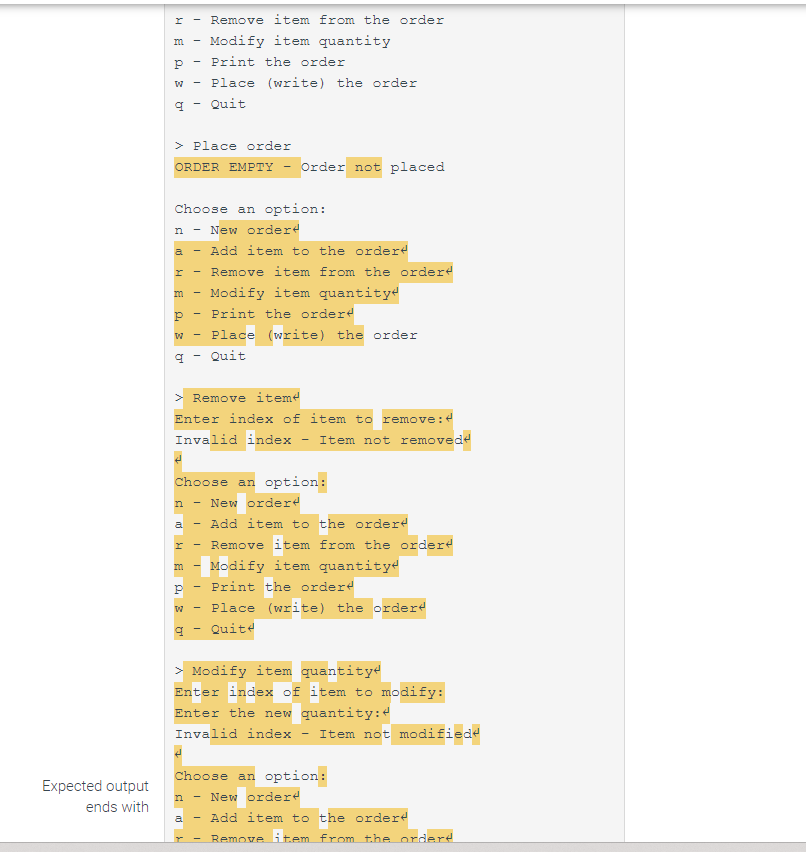 Solved I need help fixing some errors I am getting on an | Chegg.com