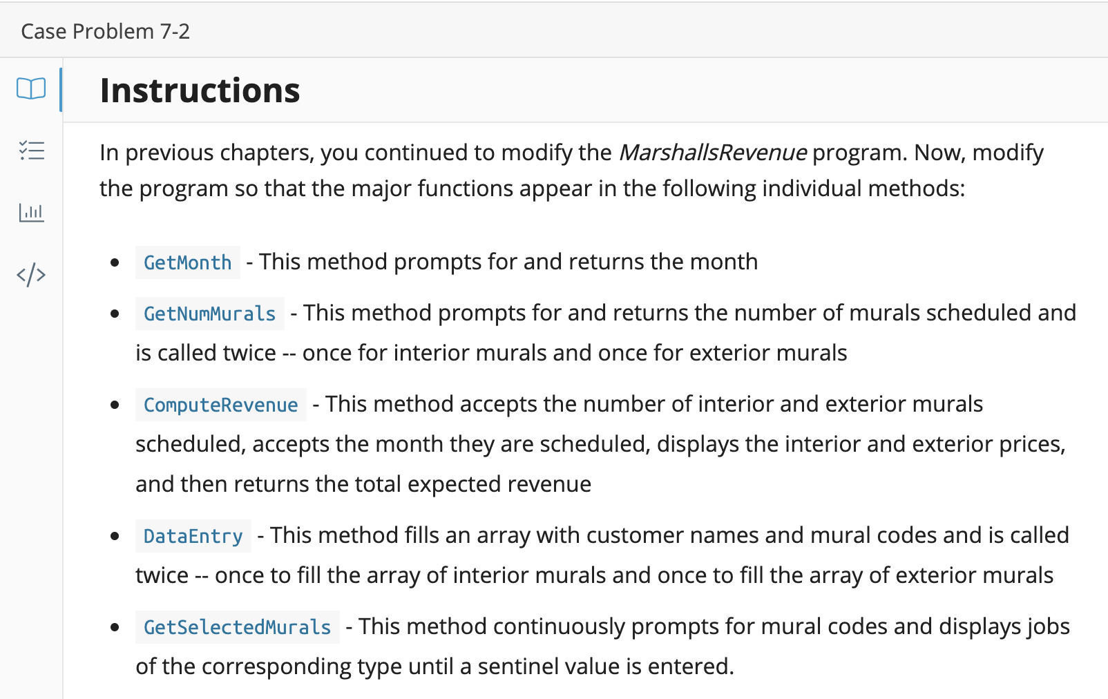 Language C# Here is the last code they are talking | Chegg.com