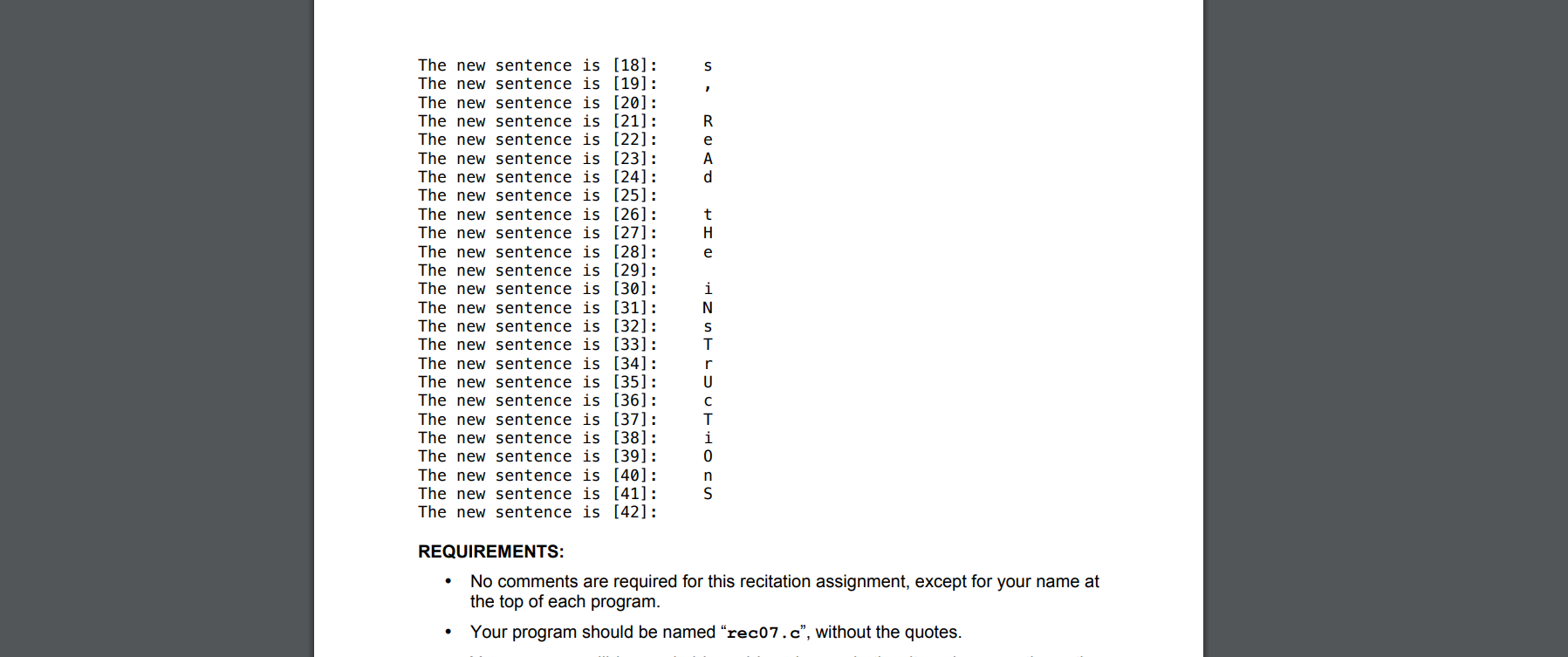 Solved PROGRAM DESCRIPTION: In this assignment, you are | Chegg.com