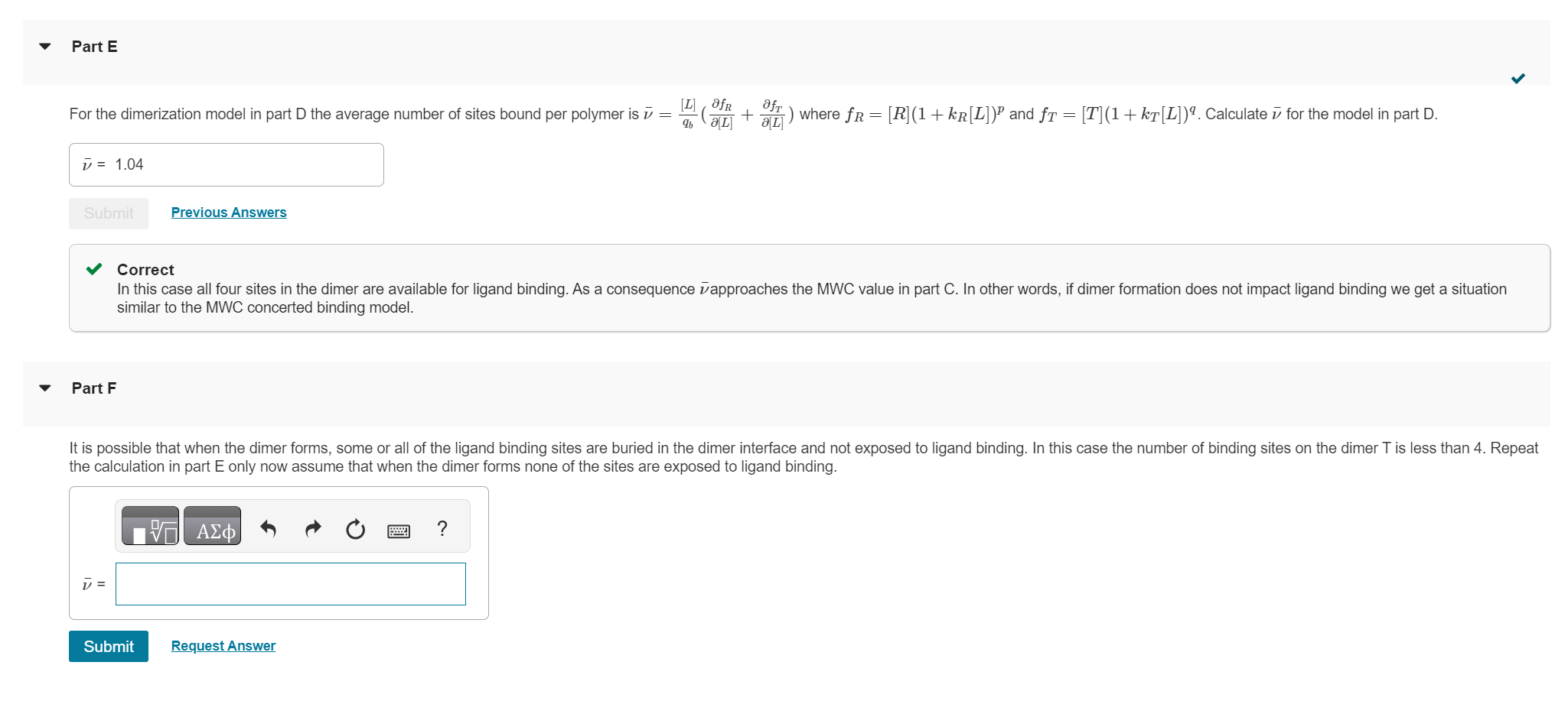 Solved A Concerted Binding Model Is A Type Of Cooperative