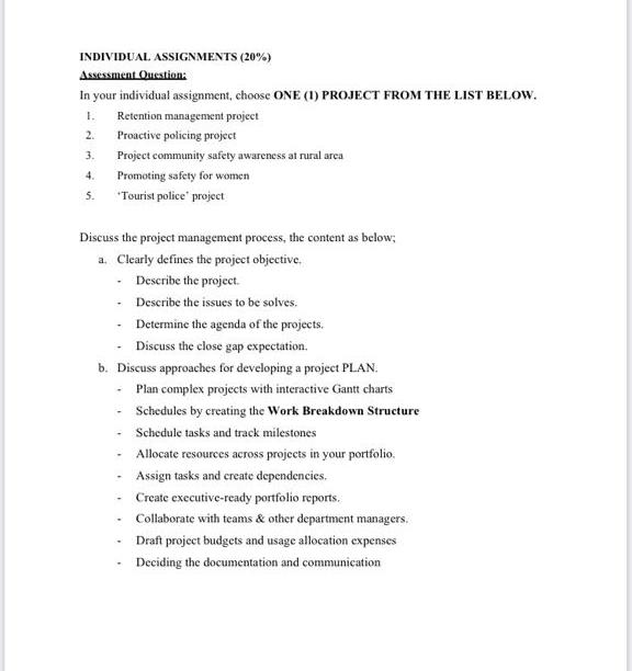 Solved INDIVIDUAL ASSIGNMENTS (20\%) Assessment Ouestion: In | Chegg.com Solved INDIVIDUAL ASSIGNMENTS (20\%) Assessment Ouestion: In | Chegg.com