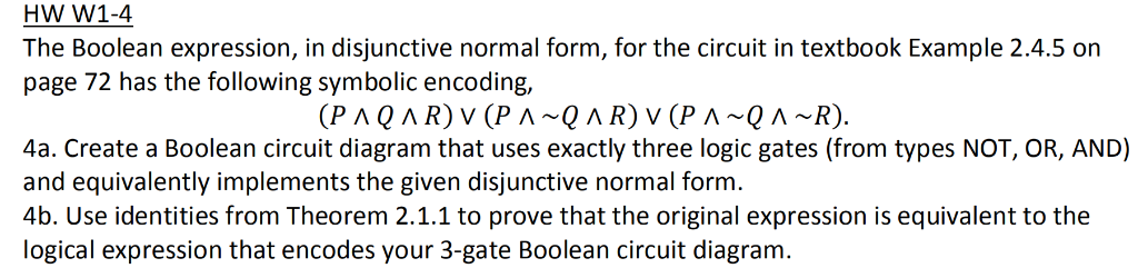 The Boolean expression, in disjunctive normal form, | Chegg.com