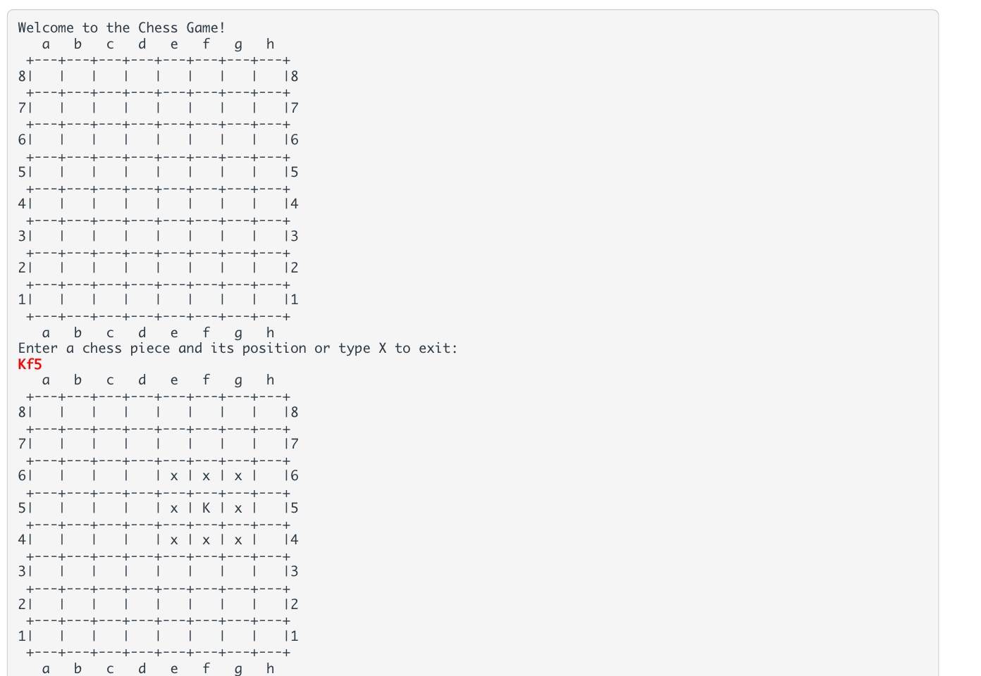 Solved PA 5. Chess Topics 1. Classes 2. Methods 3. Data | Chegg.com