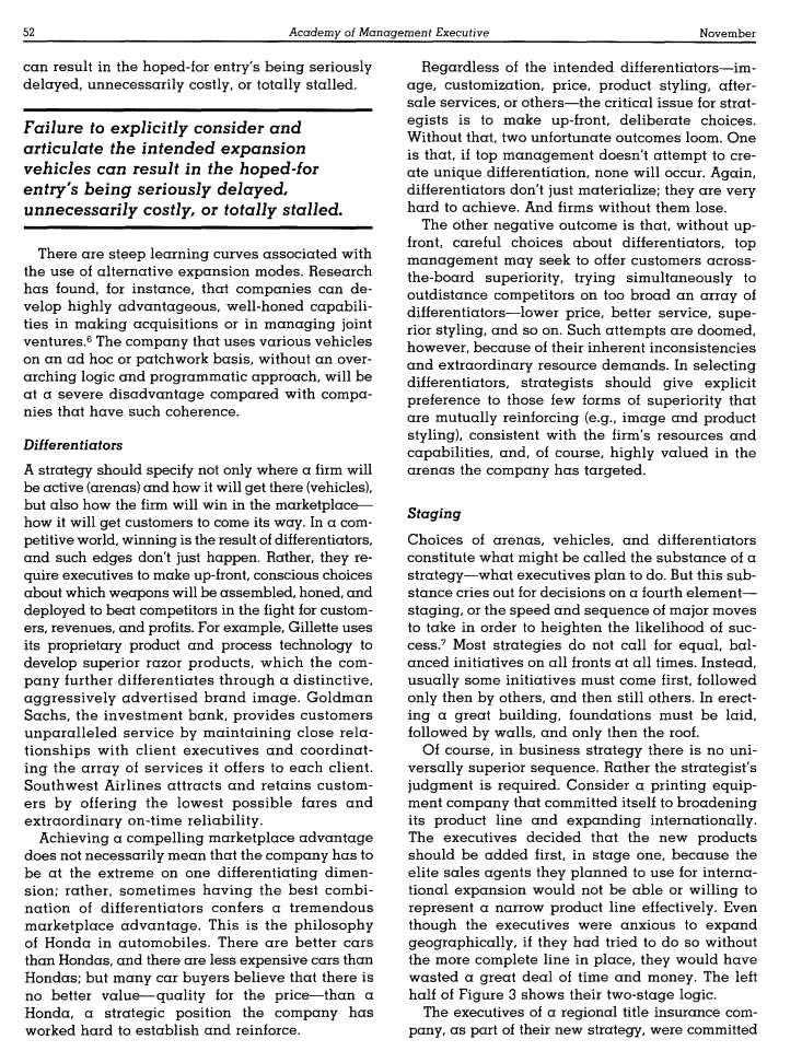 Solved Based on Hambrick and Frederickson paper on “Are you | Chegg.com