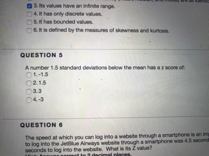 Solved 3. Its values have an infinite range. 4. It has only | Chegg.com