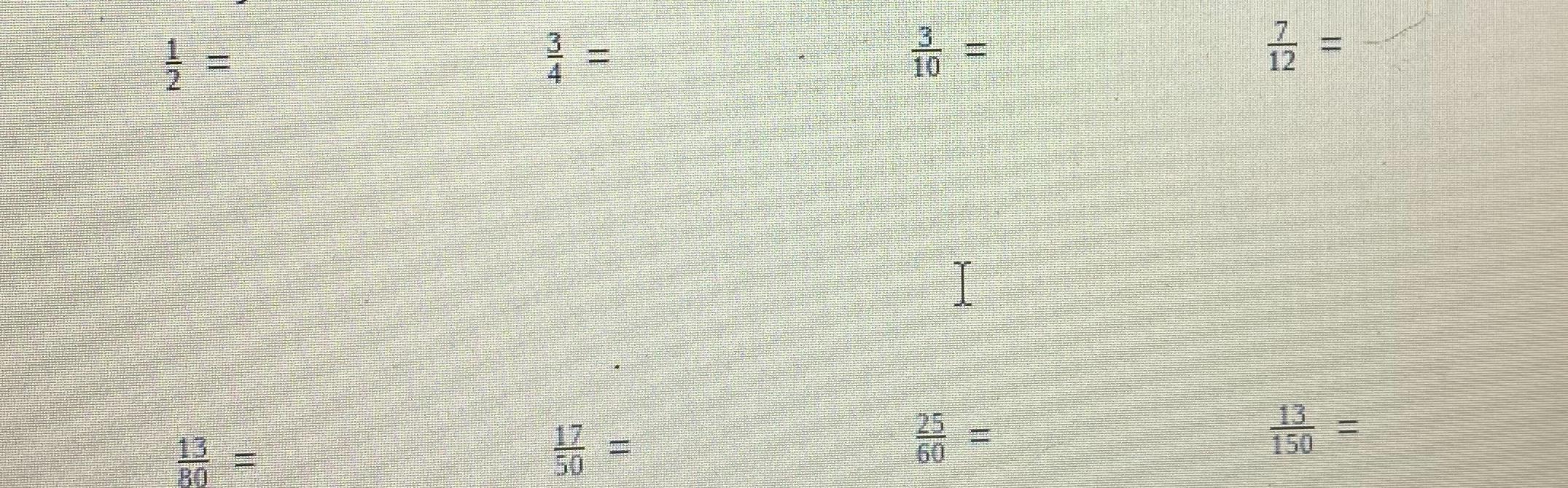 Solved Convert the following fractions (given in base ten) | Chegg.com