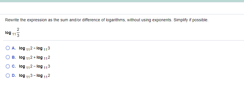 Solved Rewrite the expression as the sum and/or difference | Chegg.com