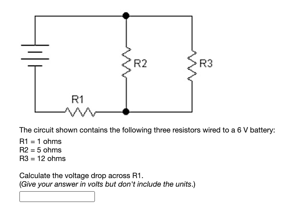 Solved R2 R3 R1 The circuit shown contains the following | Chegg.com