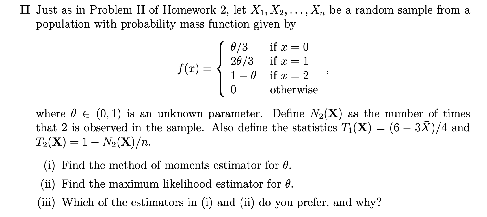 Solved Let X1,X2,...,Xn be a random sample from apopulation | Chegg.com