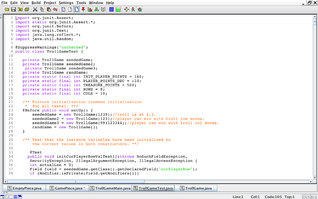 Solved 1 import java.util.Random; 2 3 /* The game is | Chegg.com