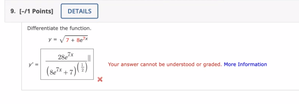 Solved Differentiate the function. | Chegg.com