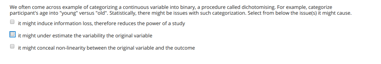 Solved We often come across example of categorizing a | Chegg.com