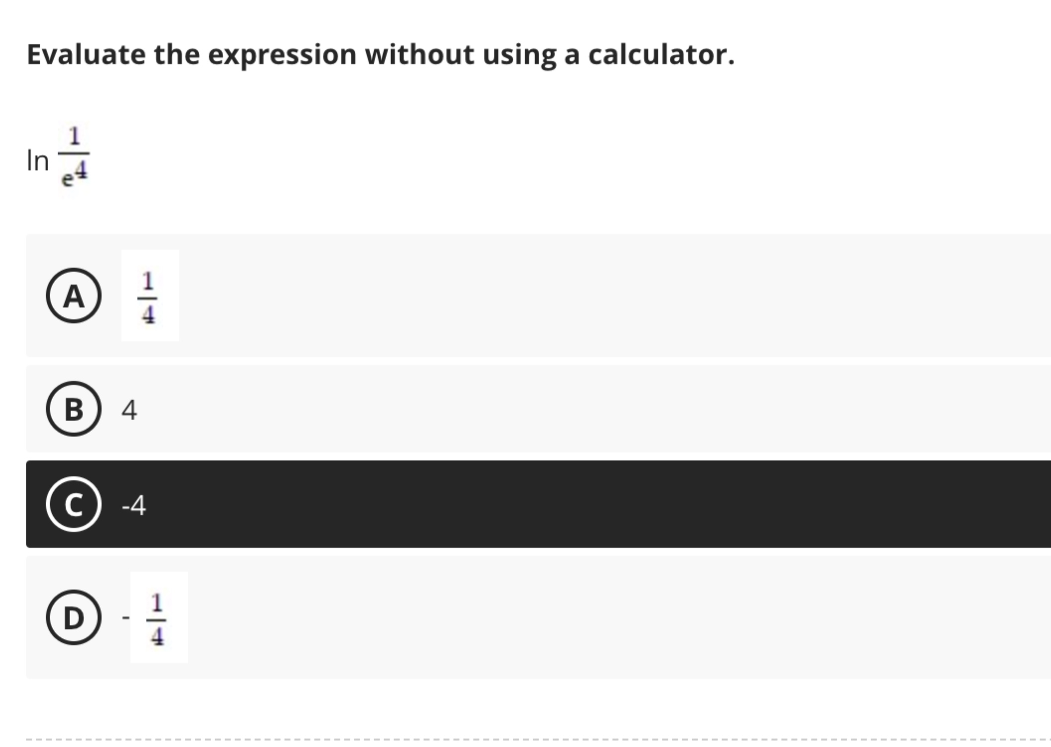 Solved Evaluate the expression without using a | Chegg.com