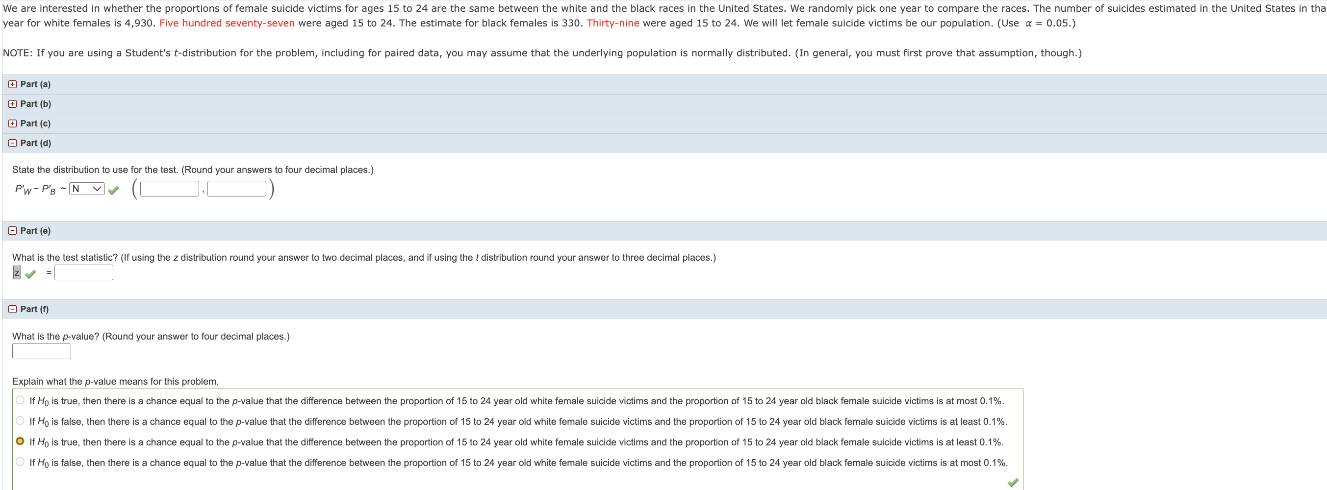 Solved Part (a) Part (b) Part (c) Part (d) State the | Chegg.com