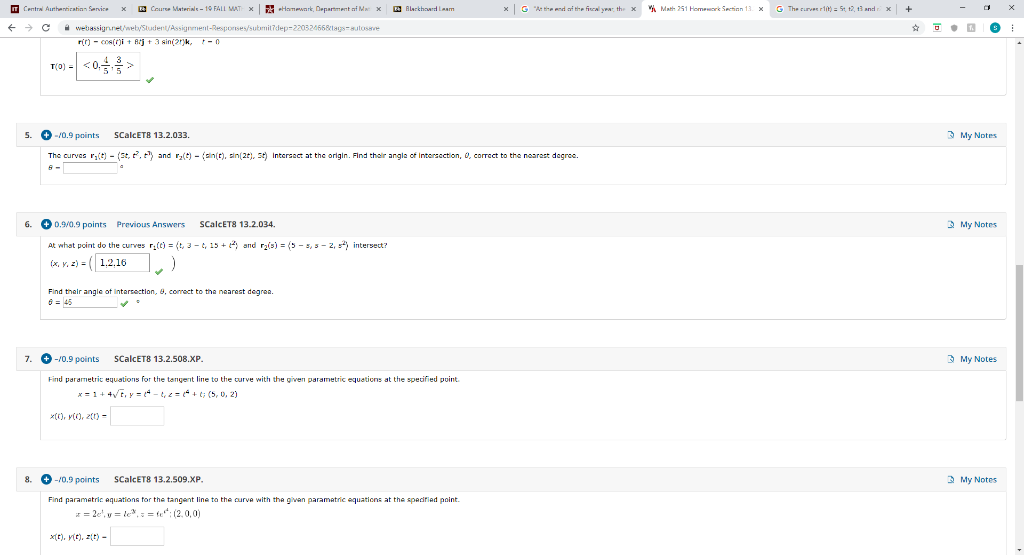 Solved Find parametric equations for the tangent line to the | Chegg.com