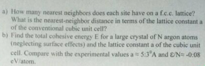 Solved a) How many nearest neighbors does each site have on | Chegg.com