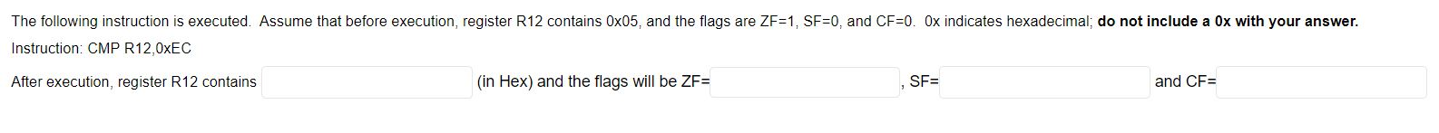 Solved Assume that the instruction pointer, EIP, initially | Chegg.com