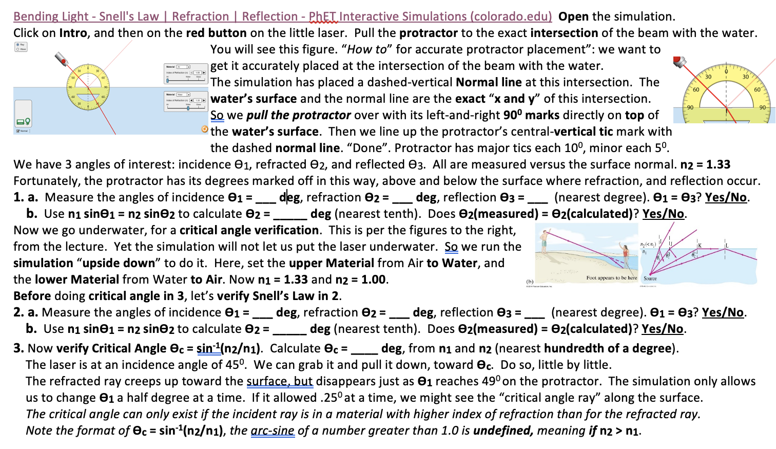 Solved We have 3 angles of interest: incidence ϴ1, | Chegg.com
