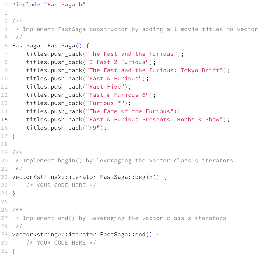 Solved C++ In this part of the assignment, we have | Chegg.com
