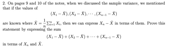 Solved 2. On pages 9 and 10 of the notes, when we discussed | Chegg.com