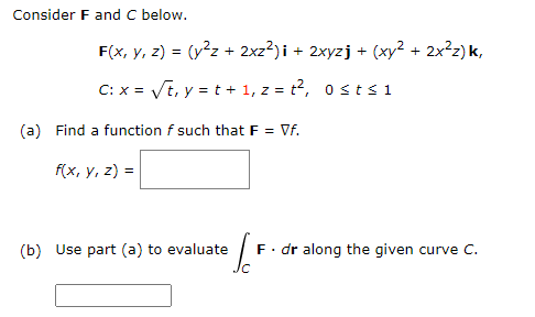 Solved Consider F and C below. | Chegg.com