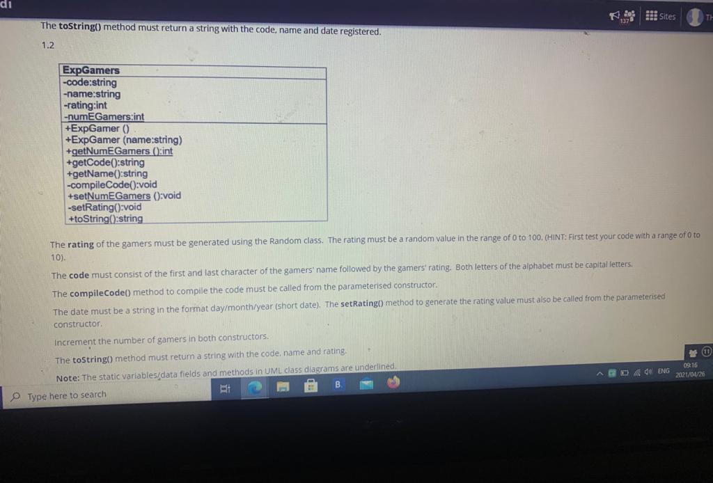 Solved Sites ΤΗ Create a project called the Gamers project, | Chegg.com